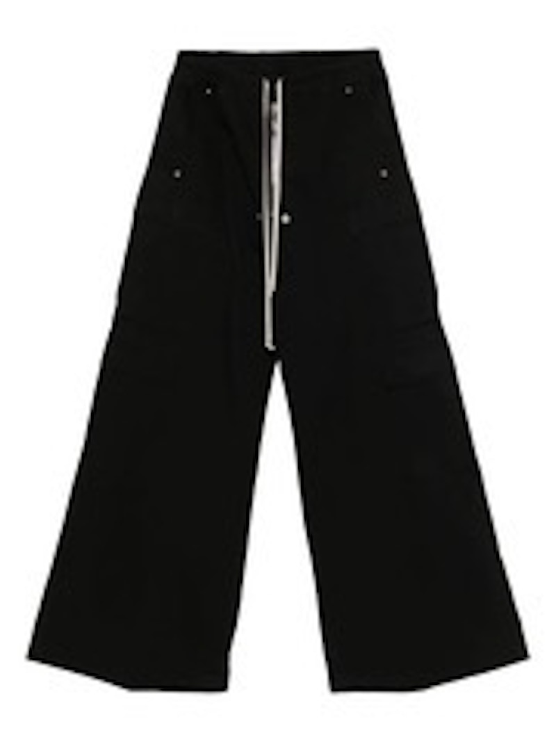 Rick Owens DRKSHDW Twill Double Cargo Jumbo Belas Pants Black Men's ...