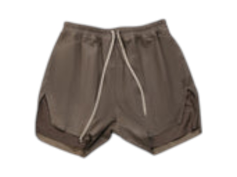 Rick Owens Leather Boxer Shorts Dust Hombre - SS25 - US