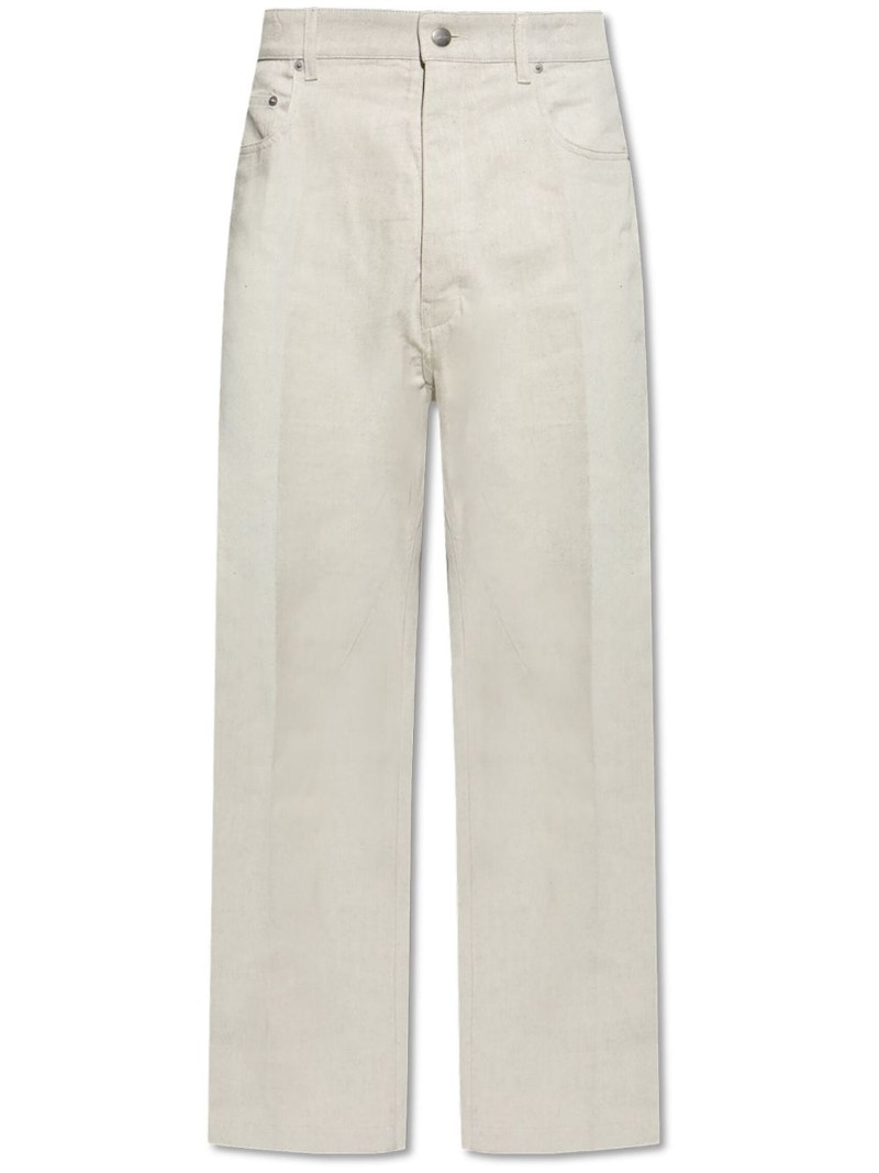 Rick Owens Pantaloni In Denim Geth Jeans Dinge Men's - SS25 - US