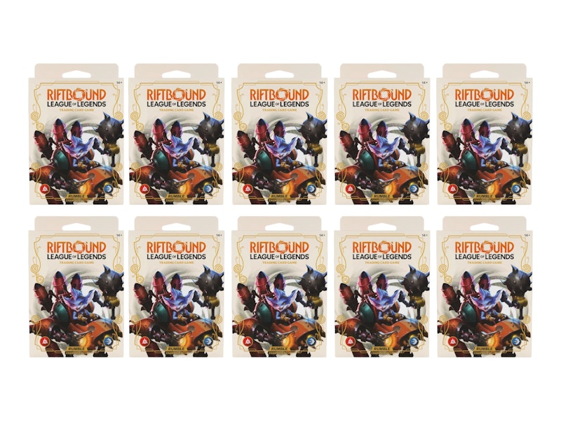 Riftbound League of Legends Spiritforged Rumble Champion Deck 10x Lot - KR