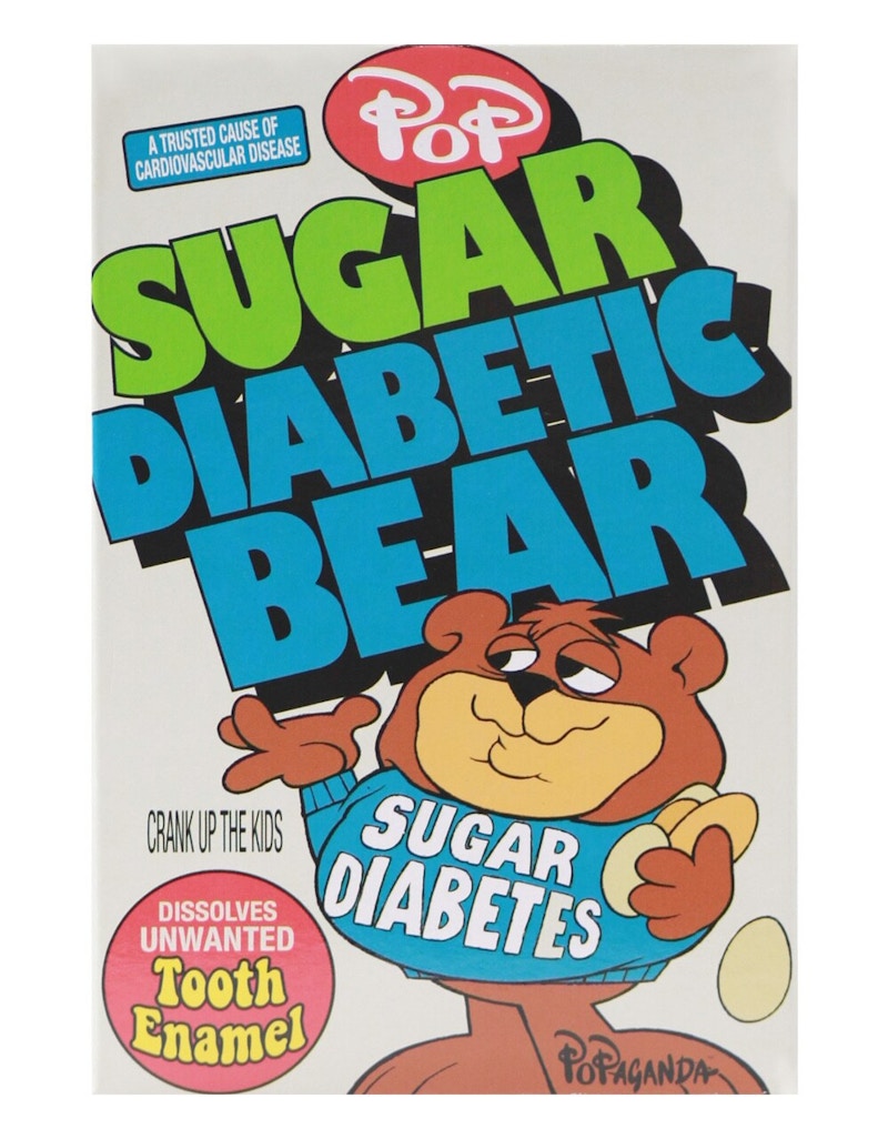 Ron English Cereal Killer Sugar Diabetic Bear Figure (3 Inch) - US