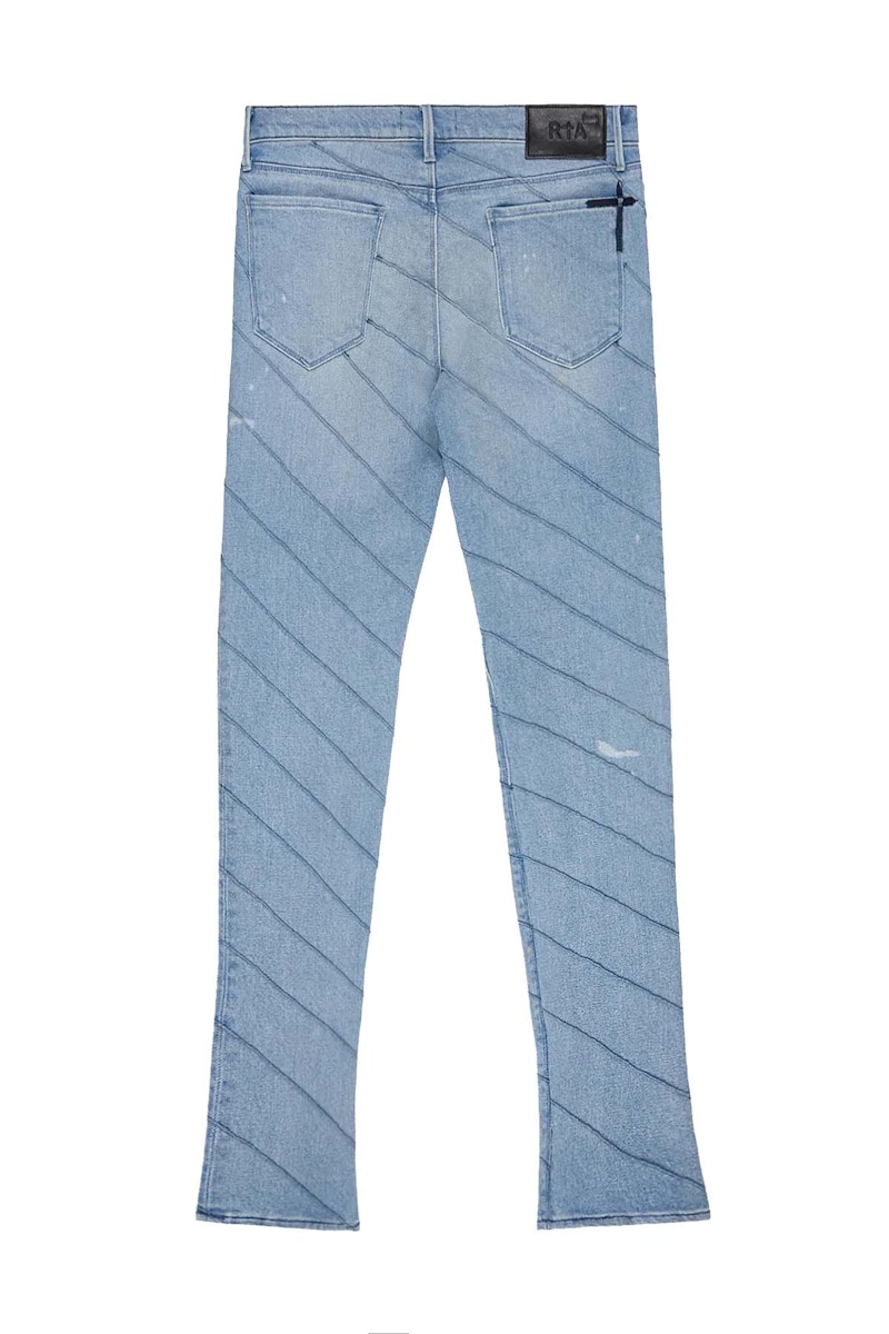 RtA Denis Jean Diagonal Blue Spill Men's - US