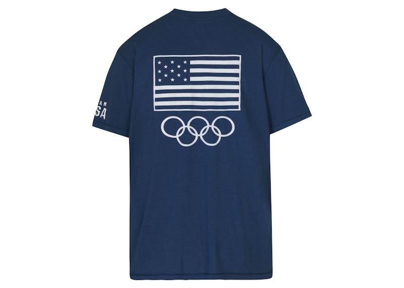 SKIMS Olympic Capsule Jersey T-Shirt Navy - SS21 - GB