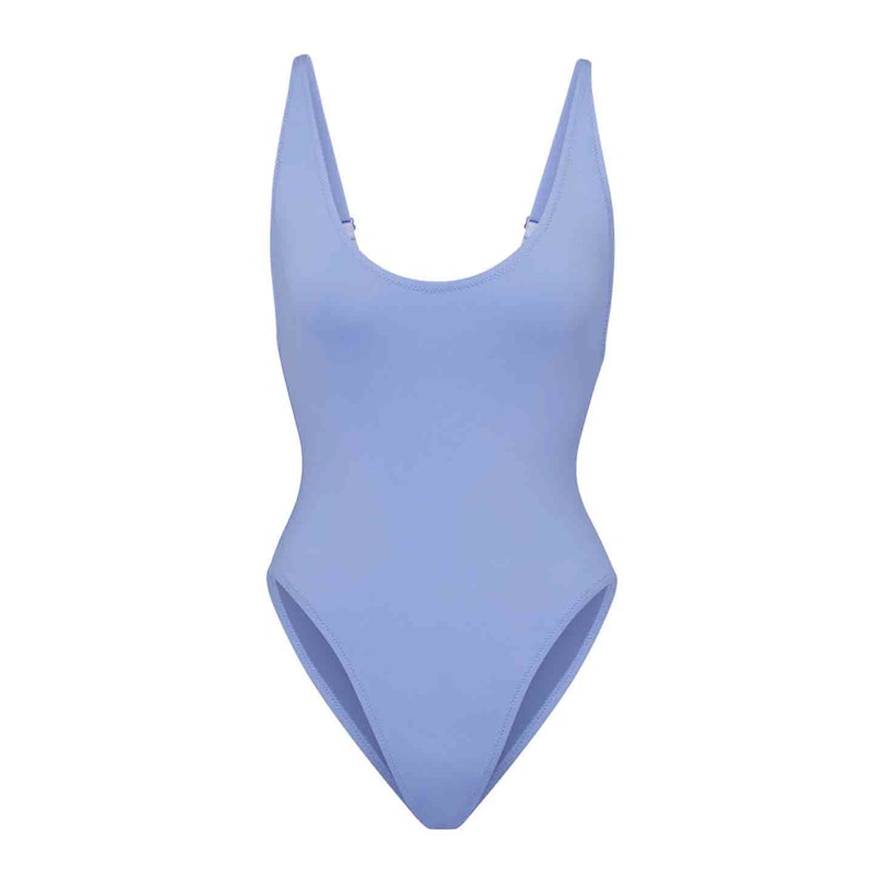SKIMS Swim Scoop Neck One Piece Periwinkle - SS22