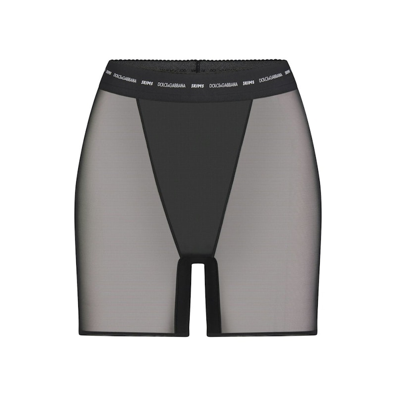 SKIMS x Dolce&Gabbana Ultra Fine Mesh Boxer Onyx - FW24 – DE
