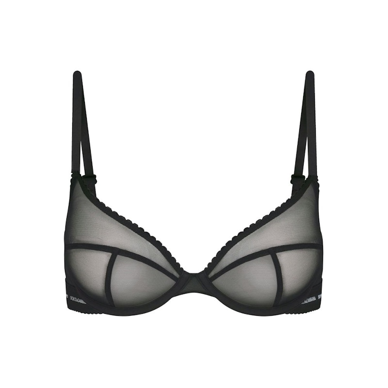 SKIMS x Dolce&Gabbana Ultra Fine Mesh Demi Bra Onyx - FW24 - US