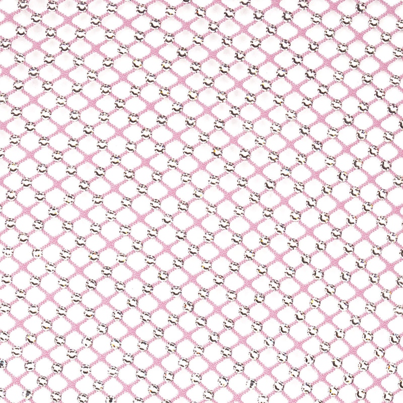 SKIMS x Swarovski Stretch Net Bandeau Bubble Gum - FW23 - US