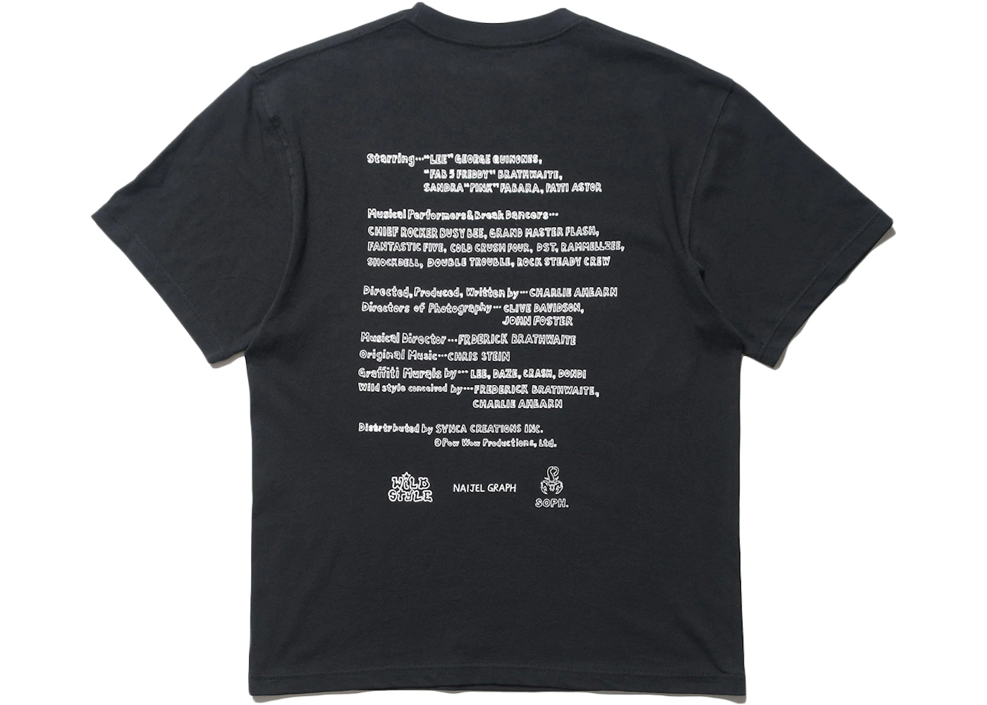 SOPHNET X Wild Style Naijel Graphic T Shirt Black FW22 CN SOPHNET X Wild Style Naijel Graphic T Shirt Black FW22 CN