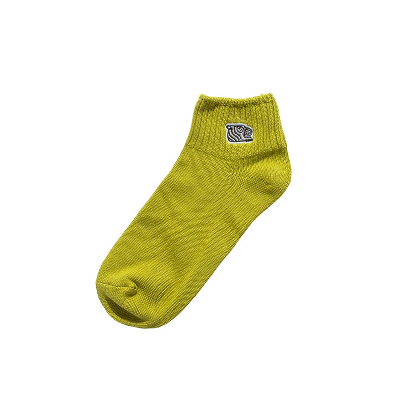 SOULGOODS Low Cut Tiger Logo Socks Olive