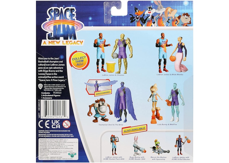 Space Jam A New Legacy - 2 Pack - On Court Rivals - Lebron & Chronos ...