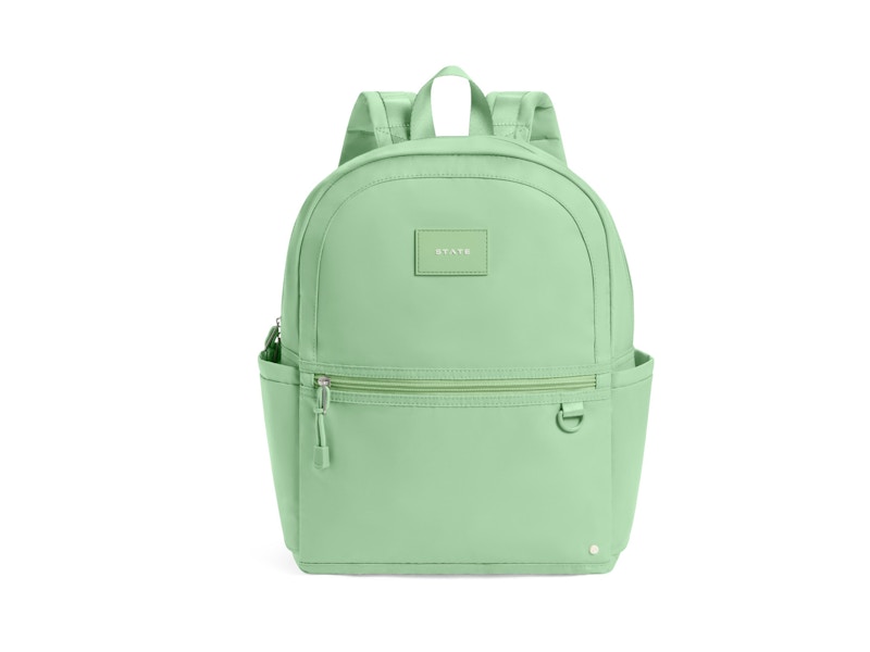 STATE x LoveShackFancy Kane Double Pocket Backpack Green in Nylon - US
