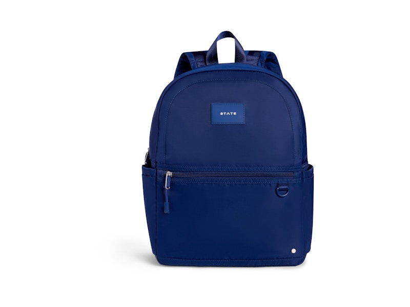 STATE x LoveShackFancy Kane Double Pocket Backpack Navy in Nylon - US