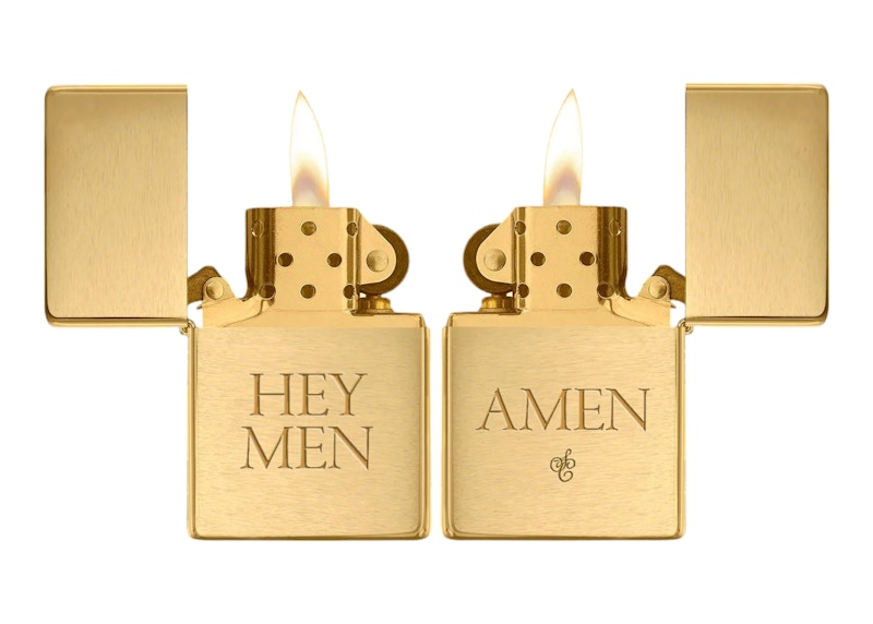 Sabrina Carpenter Hey Men Amen Zippo Lighter Gold - SS25 - US