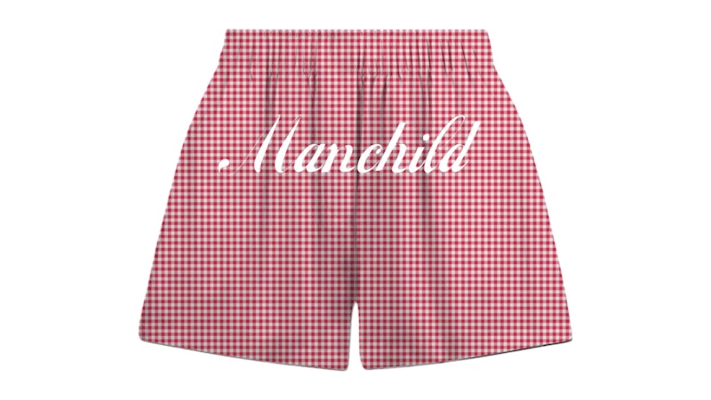 Sabrina Carpenter Manchild Boxer Shorts Red/White - SS25 - US