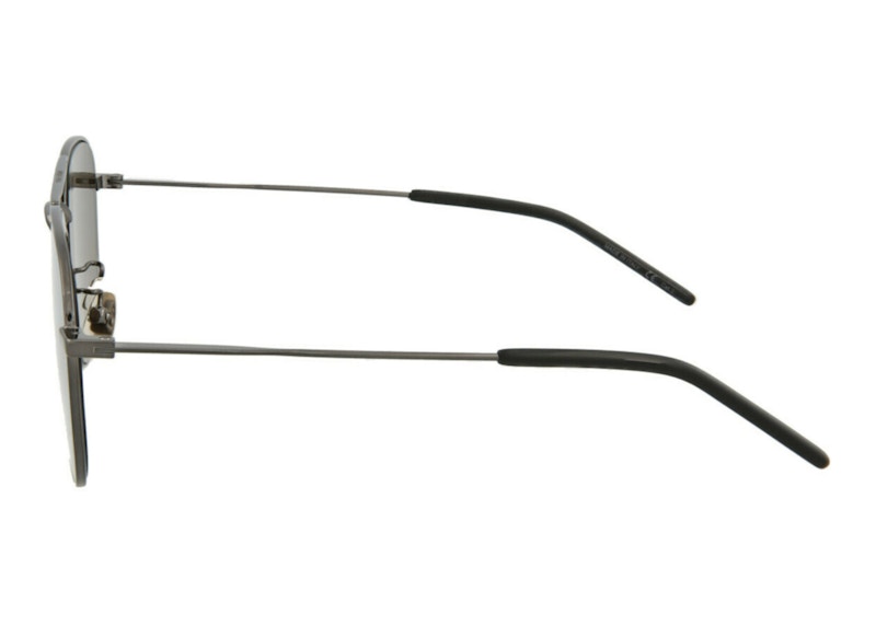 Saint Laurent Aviator Sunglasses Ruthenium/Brown (SL309-30008020-012 ...