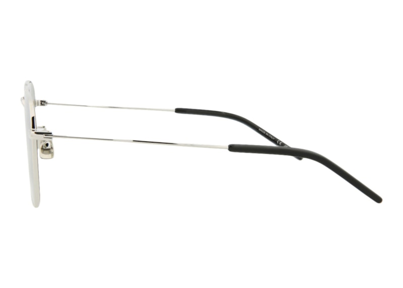 Saint Laurent Aviator Sunglasses Silver/Green (SL309-30008020-003) in ...