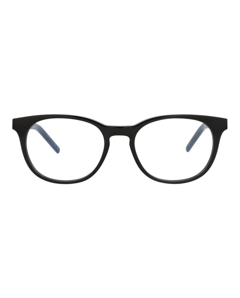 Saint Laurent Round-Frame Recycled Acetate Optical Frames Black Black ...