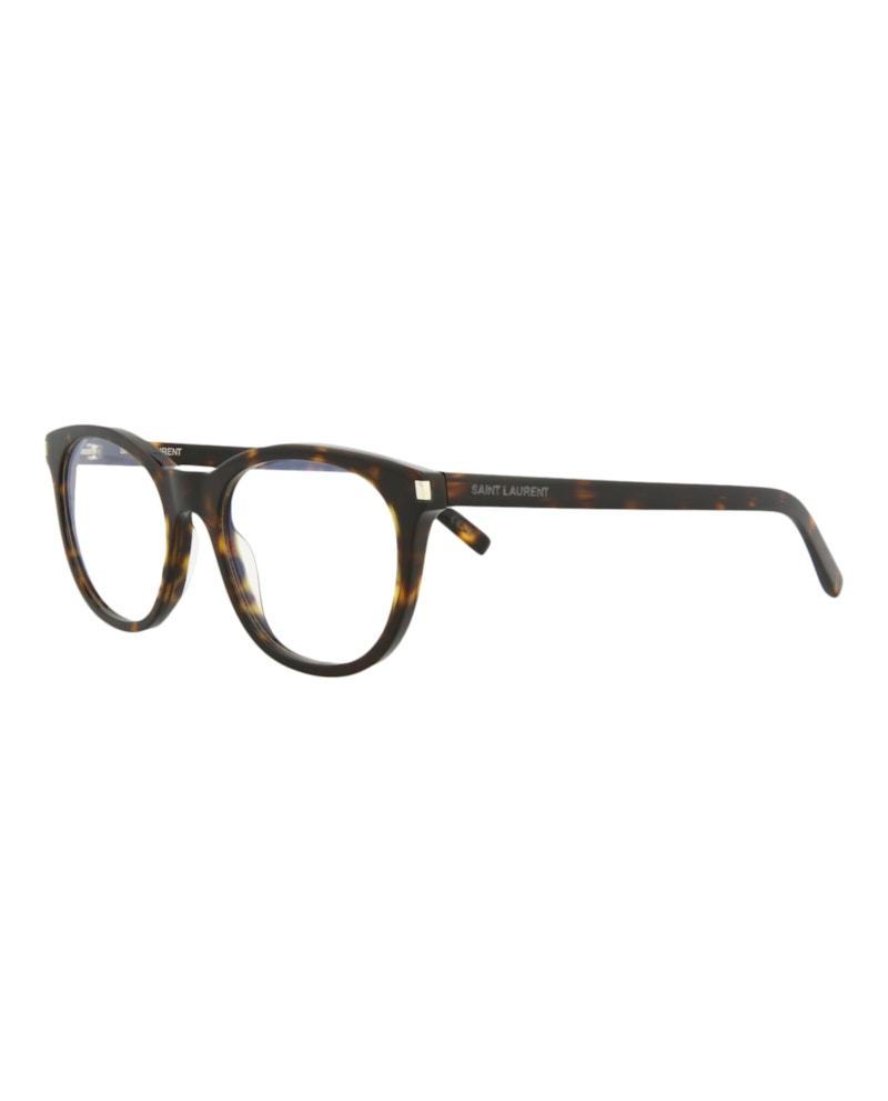 Saint Laurent Round Oval Optical Frames Havana/Havana/Transparent ...