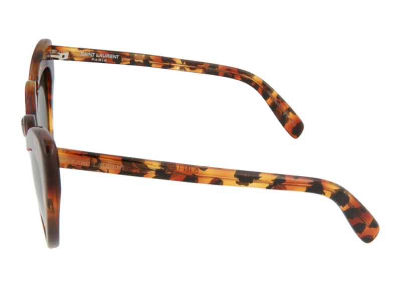 Saint Laurent SL 181 Loulou Sunglasses Havana/Havana Grey (SL181LOULO ...