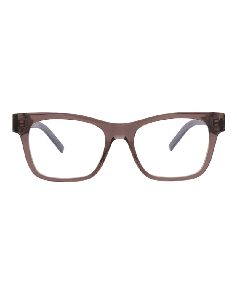 Saint Laurent Square-Frame Recycled Acetate Optical Frames Brown Brown ...