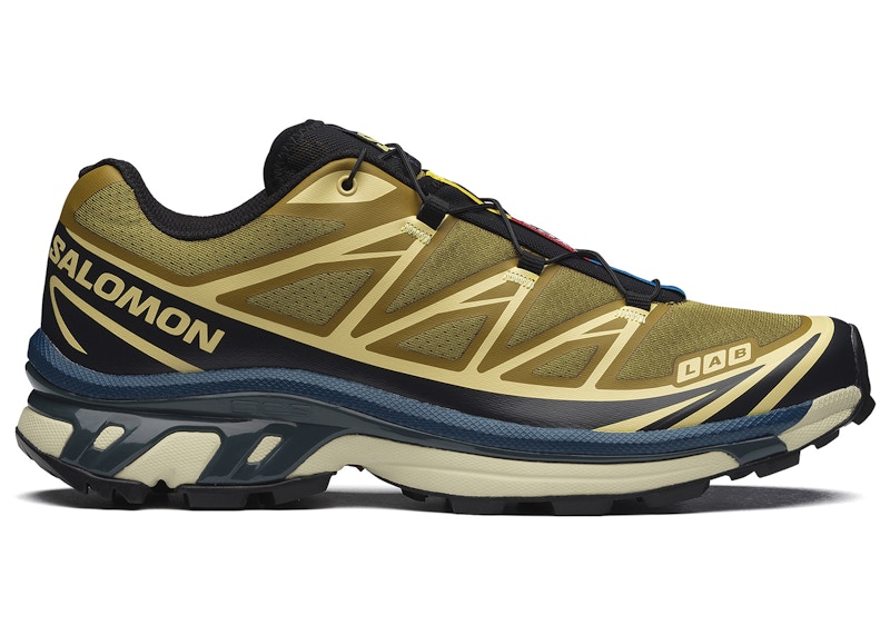 Salomon XT-6 Brilliant Olive Dark Navy Men's - L49206000 - US
