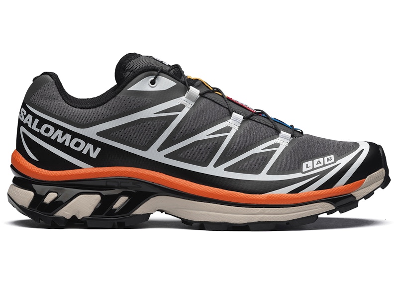 Salomon XT-6 Pewter Black Turmeric Men's - L49205800 - US