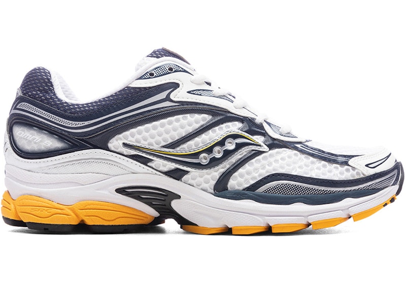 Saucony ProGrid Omni 9 White Navy Yellow Men's - S70739-24 - US