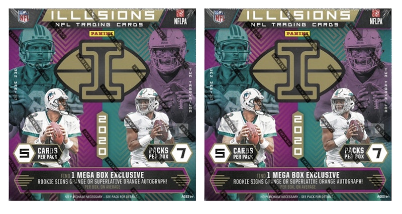 2020 Panini Illusions Football Mega Box 2x Lot - 2020 - GB