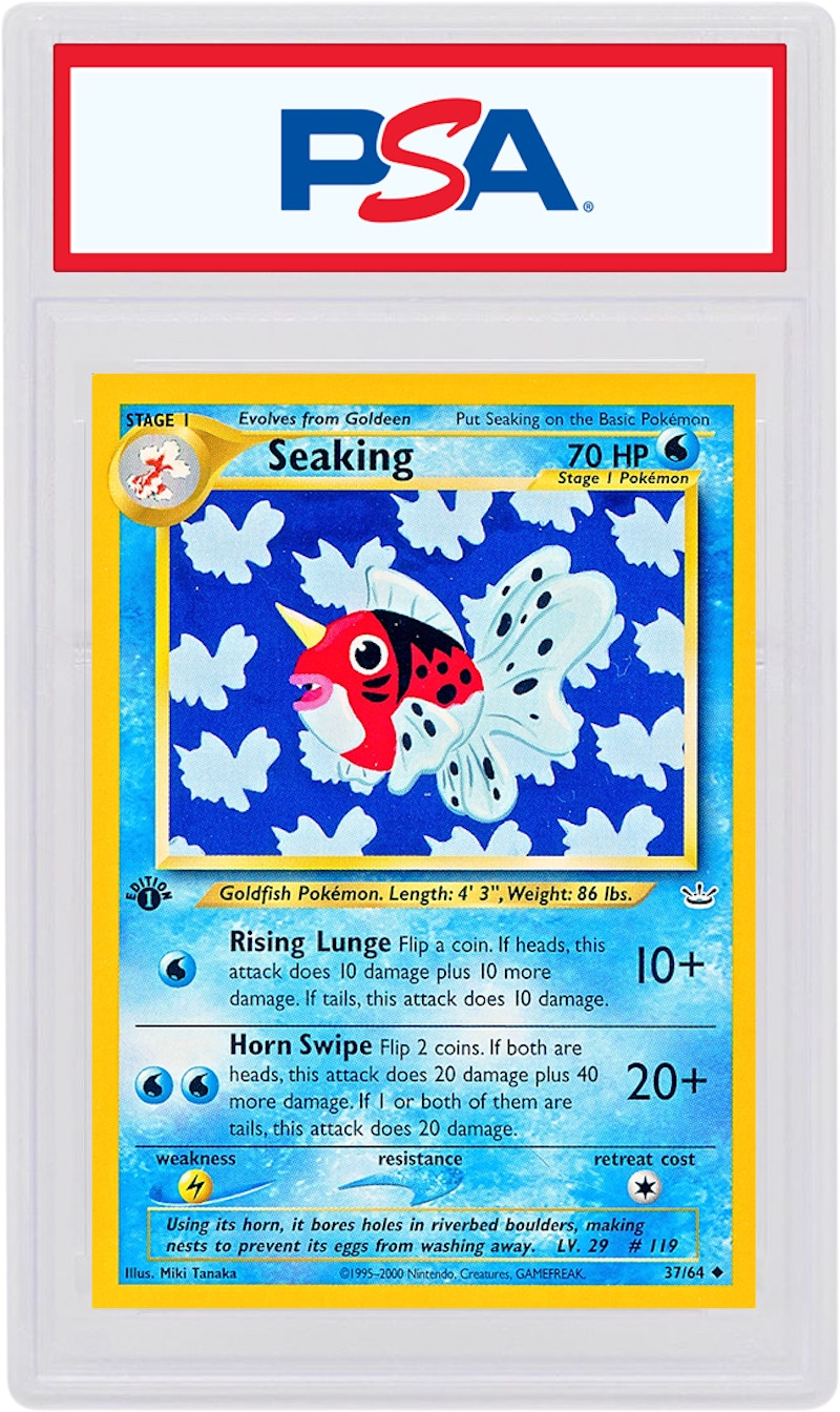 Seaking Pokemon Card