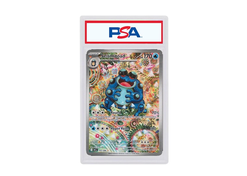 Seismitoad 2025 Pokémon BLK Illustration Rare #105/086 (PSA or BGS ...
