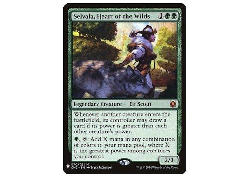 Selvala, Heart of the Wilds Magic: The Gathering TCG Mystery Booster ...