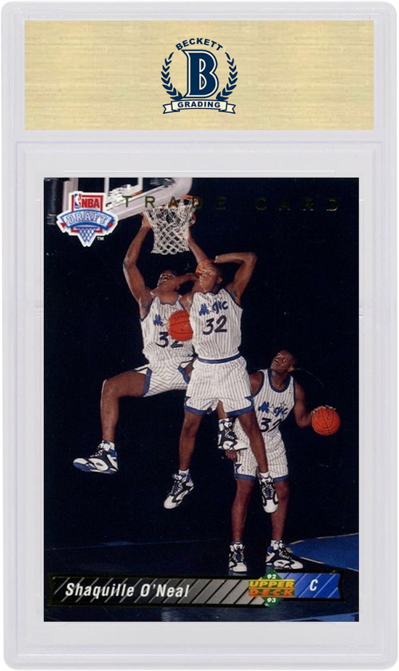 Shaquille O'Neal 1992 Upper Deck Trade Card #1b (PSA or BGS Graded ...