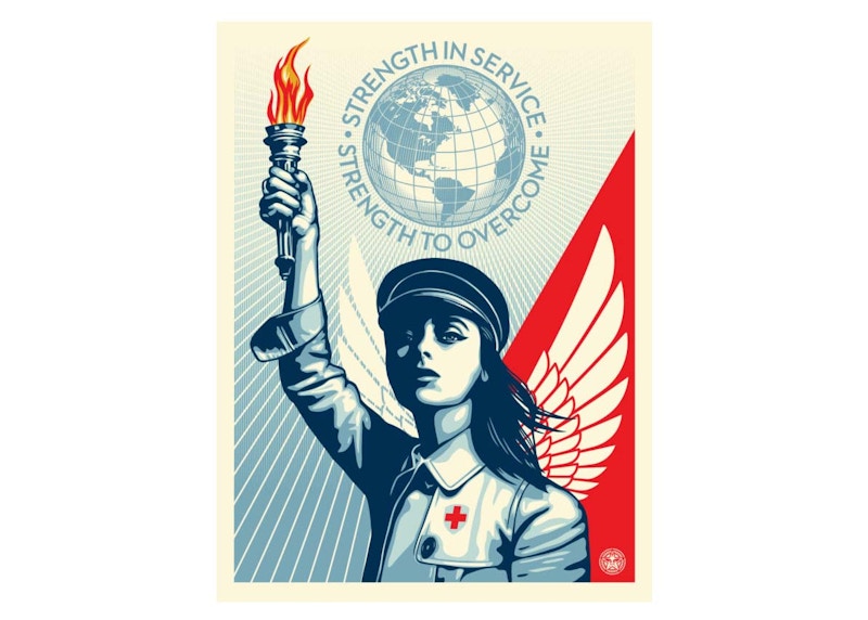 Shepard Fairey Angel of Hope & Strength Print (Signed, Edition of 550) - US