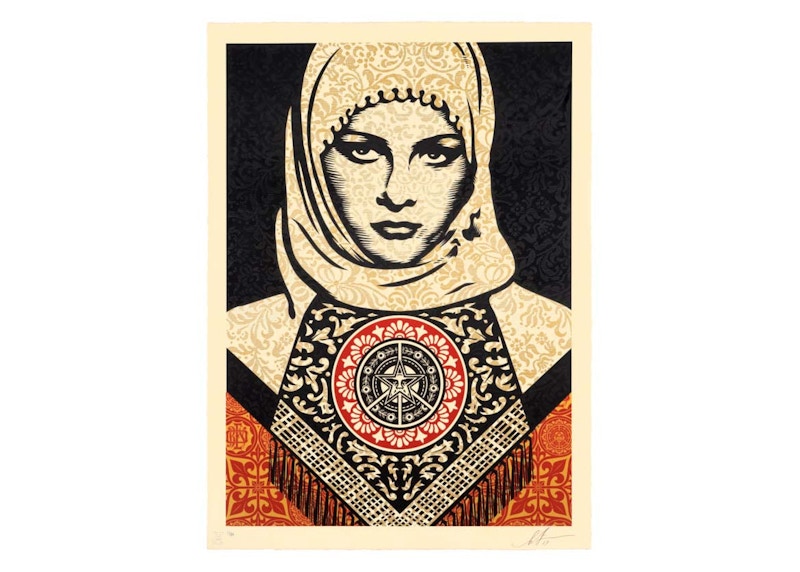 Shepard Fairey Arab Woman Print (Signed, Edition of 89) - US