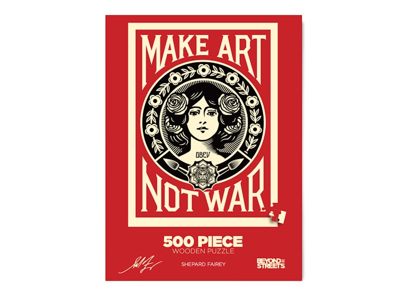 Shepard Fairey Make Art Not War Series 1 Puzzle - IT
