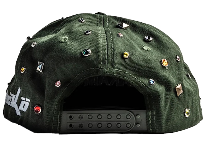 Sicko x Satoshi Nakamoto Studded Hat Green Men's - FW22 - US