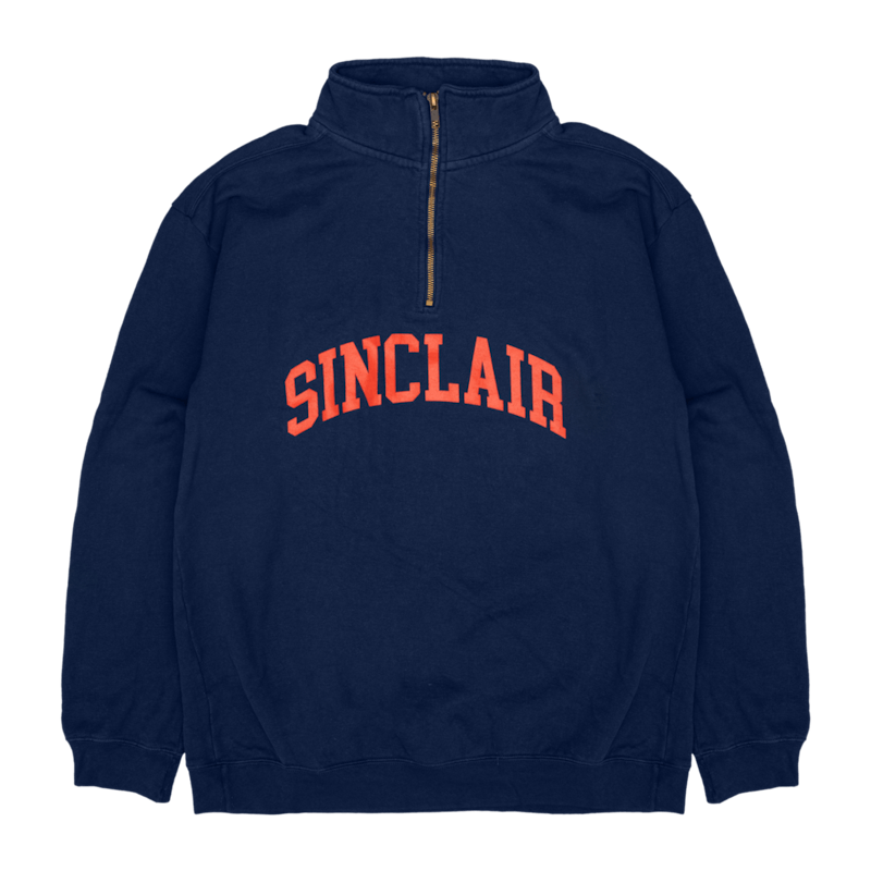 Sinclair Global Anniversary 1/4 Zip Sweatshirt Navy Men's - FW21 - US