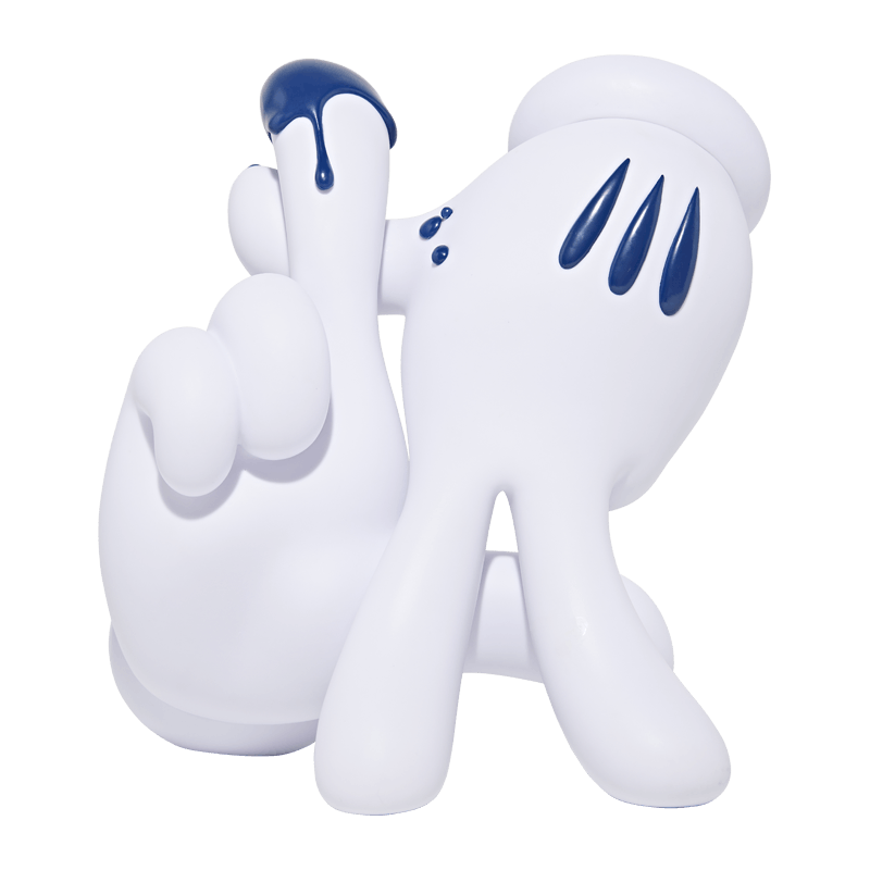 Slick LA Hands OG Edition Vinyl Figure White/Black - 2019 - US