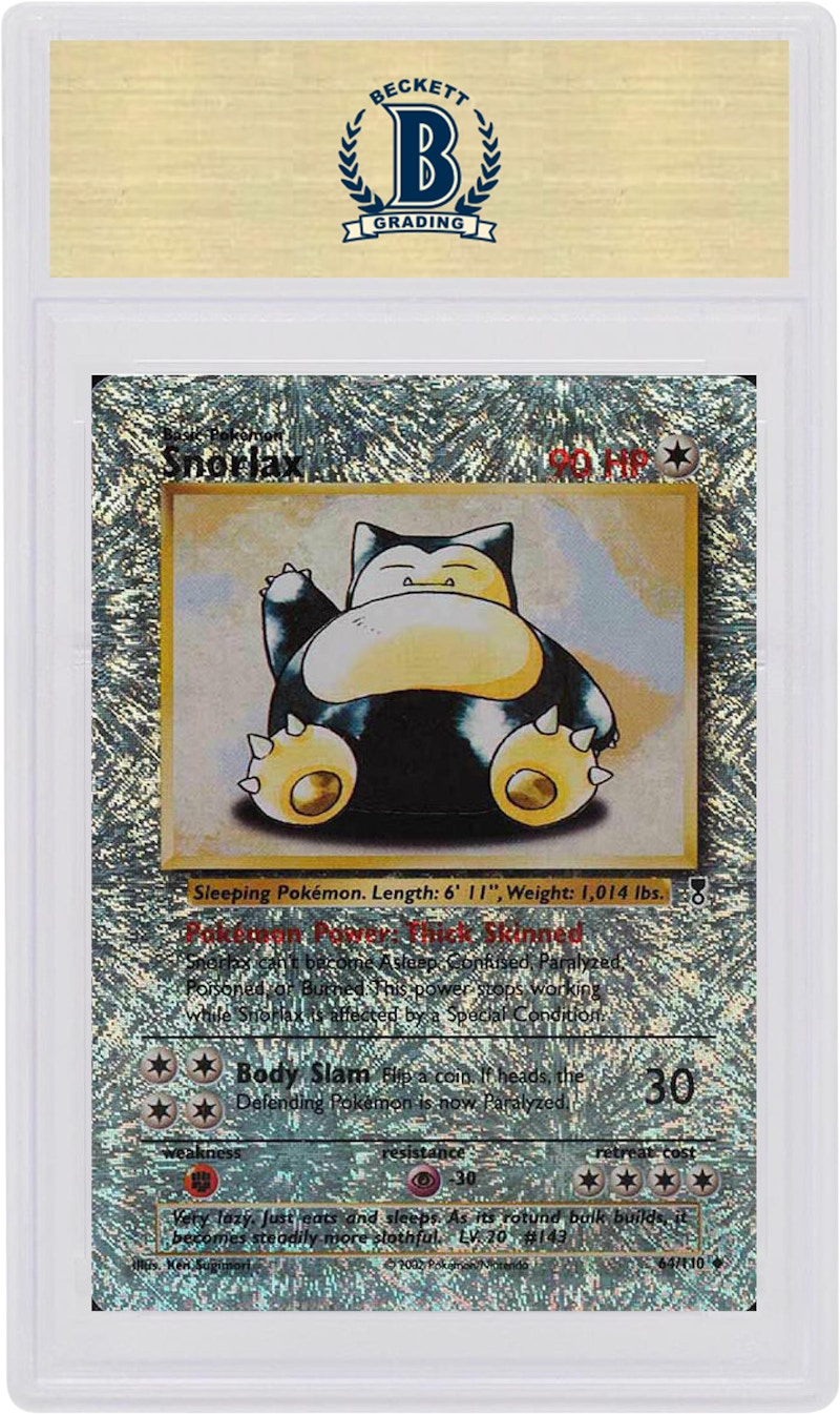 Snorlax 2002 Pokemon TCG Legendary Collection Reverse Foil #64 - 2002 - US