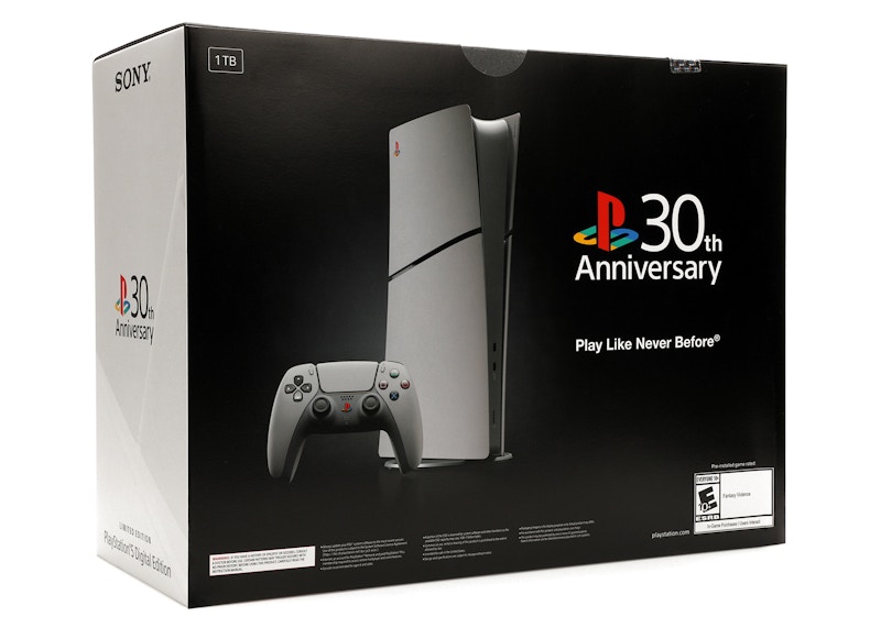 Sony PlayStation 5 PS5 Slim Digital Edition 30th Anniversary Limited ...