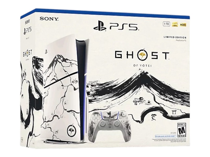 Sony PlayStation 5 PS5 Slim Ultra HD Ghost of Yotei Black Limited ...