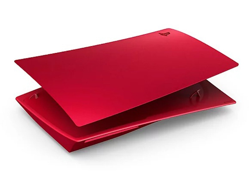 Sony PlayStation PS5 Disc Edition Cover Volcanic Red - US
