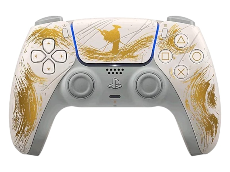 Sony Playstation PS5 DualSense Ghost of Yotei Gold Limited Edition - US
