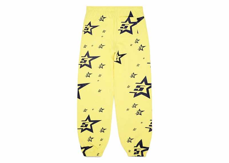 Sp5der 5Star Sweatpants Yellow Men's - SS24 - US