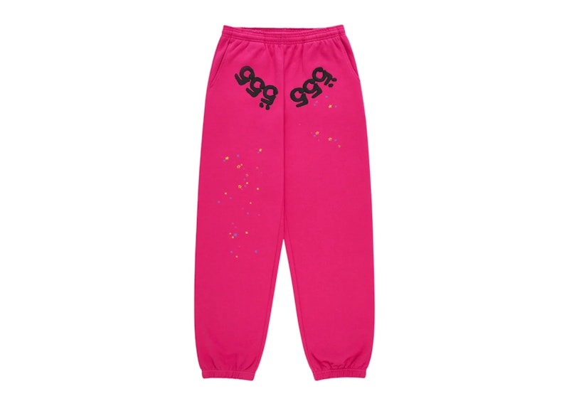 Sp5der Angel Number Sweatpant Pink Men's - FW25 - US