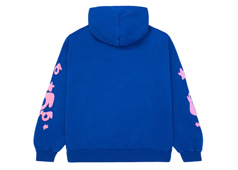 Sp5der Beluga Hoodie Blue Men's - FW23 - US