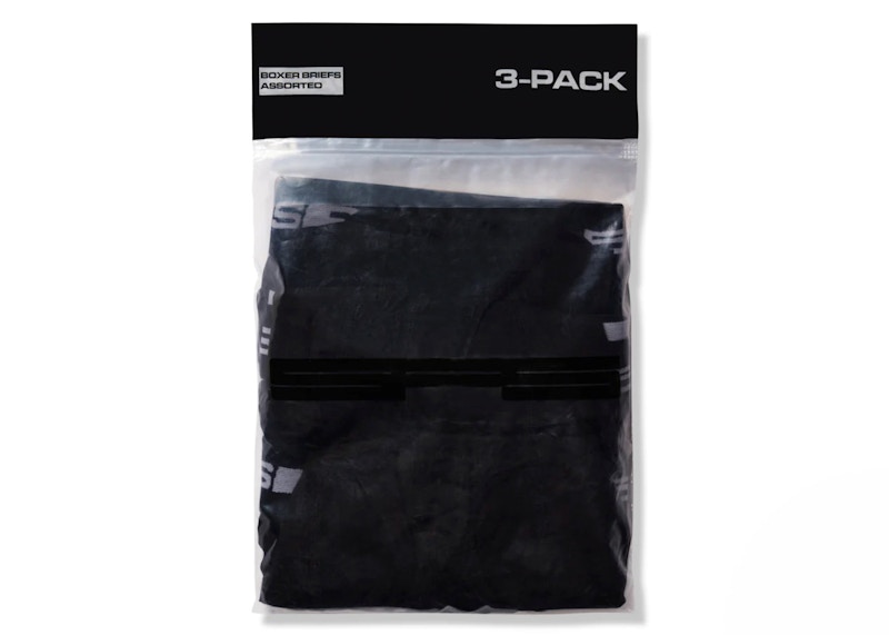 Sp5der Boxer Briefs (Set of 3) Black Men's - FW23 - US