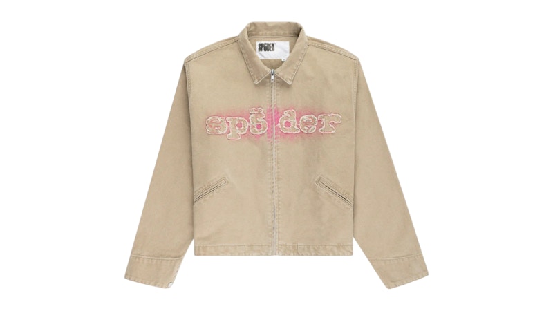 Sp5der Canvas Work Jacket Tan Men's - SS25 - US