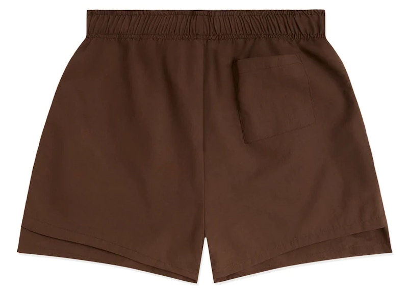 Sp5der OG Web Double Layer Short Brown Men's - SS24 - US