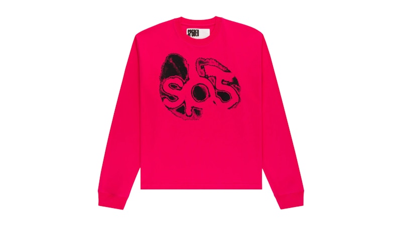 Sp5der SP5 Bubble Longsleeve Pink Men's - FW25 - US